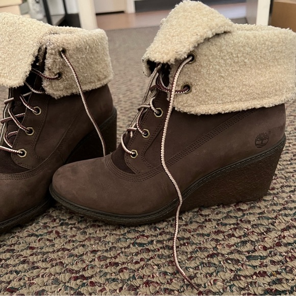 Timberland | Shoes | Timberland Heeled Boots | Poshmark